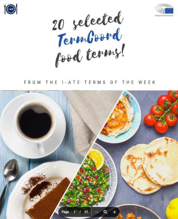 IATE Food terms of the week – Terminology Network